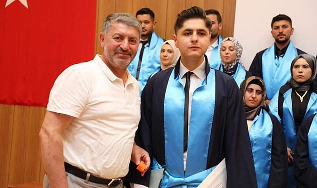 İş insanı Osman Turan, Mezuniyet ve Şed Bağlama Törenine katıdı - Yerel ...